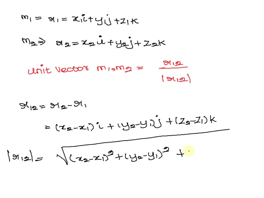 SOLVED: Given Cartesian coordinate system with standard unit vectors i ...