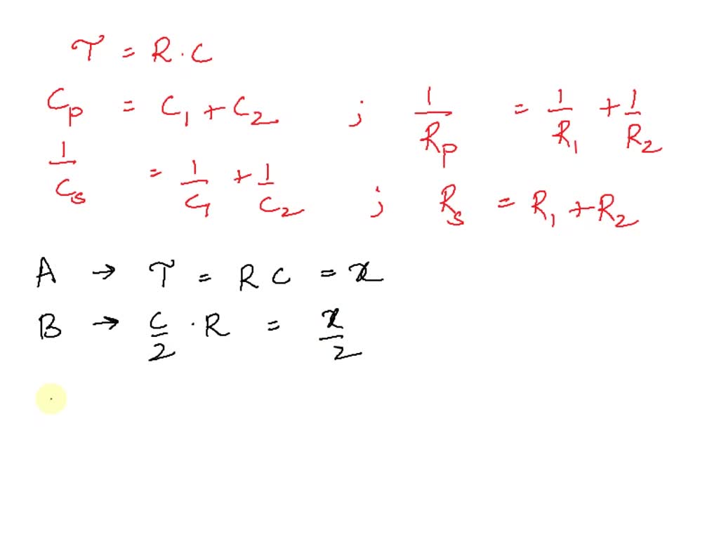 SOLVED: Part A The capacitors each circuit are fully charged before the ...