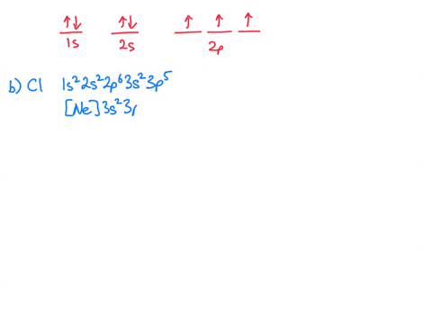 23. Write the full electron configuration, short-hand...
