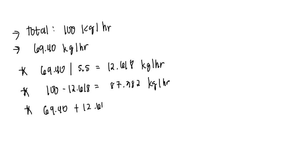 SOLVED: 100 kilograms per hour of quartz (specific gravity = 2.63) is ...