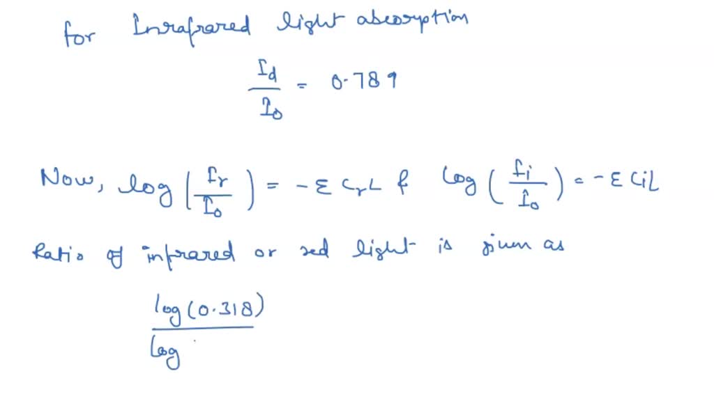 SOLVED: A "pulse oximeter" operates by using light and a photocell to ...