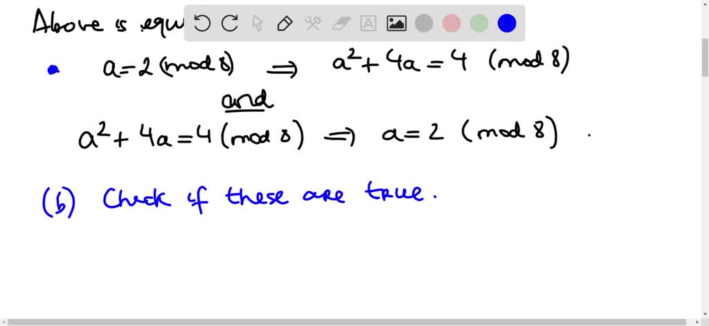 Solved Consider The Following Proposition For Each Integer A A 2