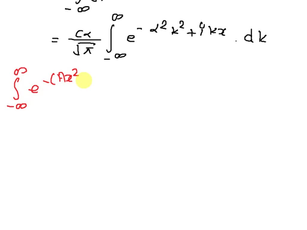 SOLVED: Spreading of a Gaussian wave packet. The Gaussian wave packet Ψ(x, 0) of Example 6.3 is ...