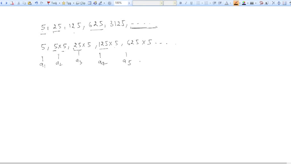SOLVED: Identify a pattern in the given list of numbers. Then use this ...