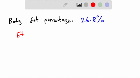 According to the monitor ethan has a body fat percentage of...