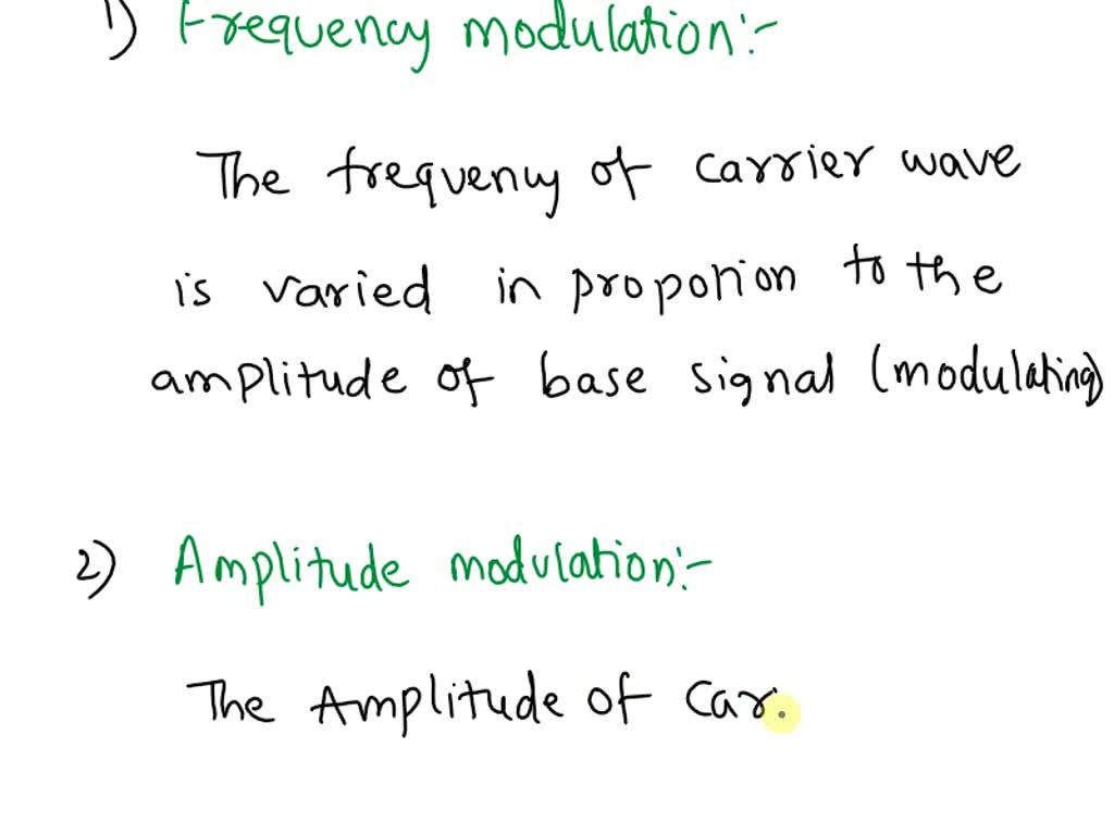 Solved Give 10 Examples Of Communication Systems That Use Digital Modulation Explain What Type