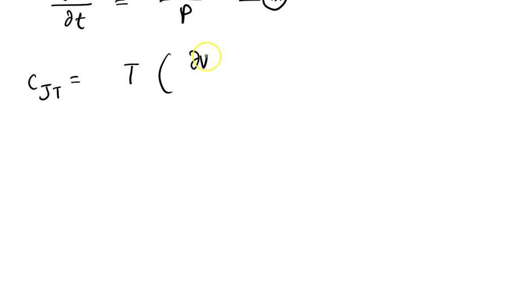 SOLVED: Consider the hard sphere gas, obeying the equation of state: p(V - nb) = nRT. When ...