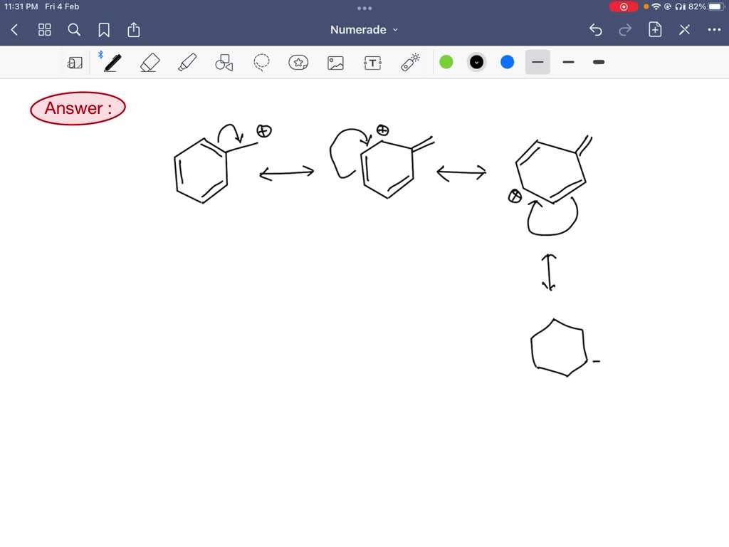 SOLVED: The benzyl cation may be resonance stabilized as shown below: How many alternative ...