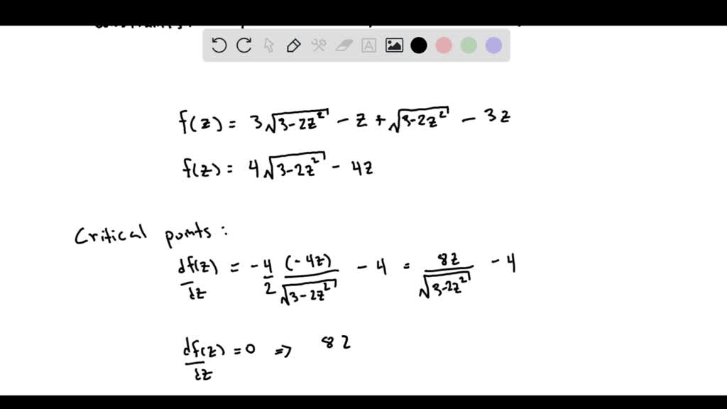 Find the extreme values of f subject to both constraints. (If an answer ...