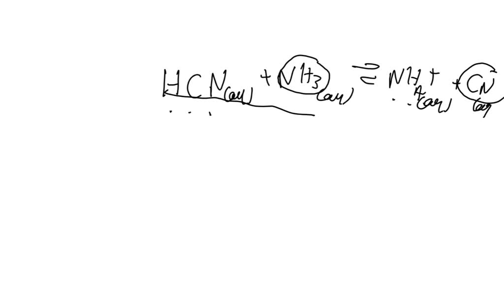 SOLVED: Consider the reaction below. Which species are the Brønsted ...