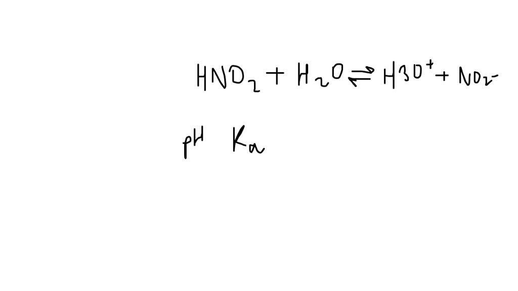 SOLVED: 3. Nitrous acid has a Ka = 4,5 x 10-4. What is the pH of a ...