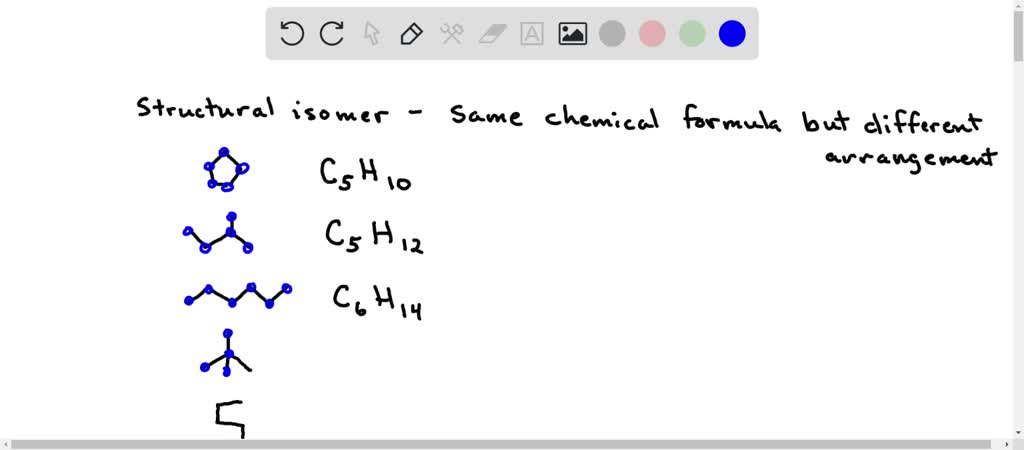 Question 2: Which of the following represent structural isomers of the molecule shown in the ...