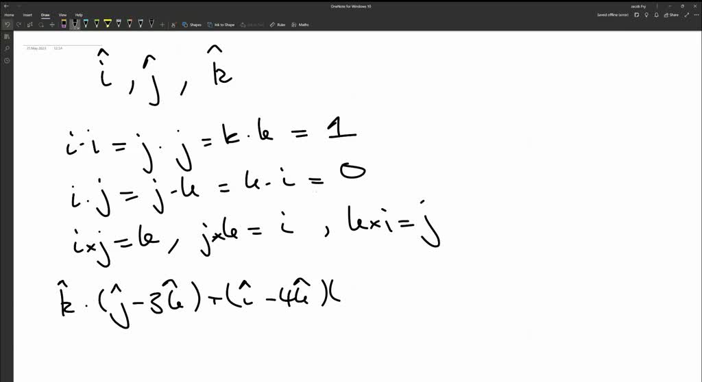SOLVED: If 𝑖̂, 𝑗̂, and 𝑘̂ are the standard unit basic vectors in 3 ...