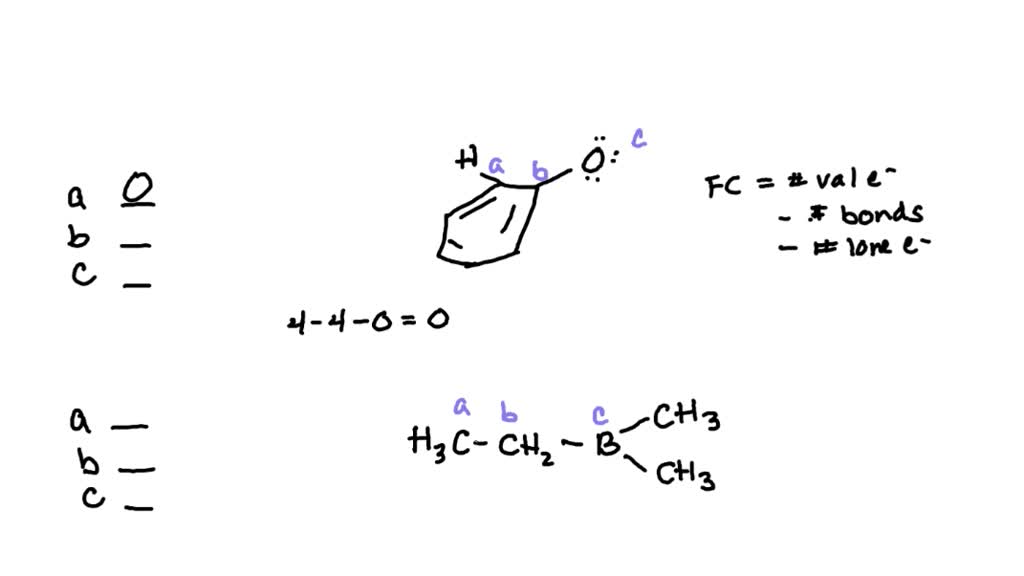 SOLVED: Specify the formal charges (both sign and magnitude) on the ...