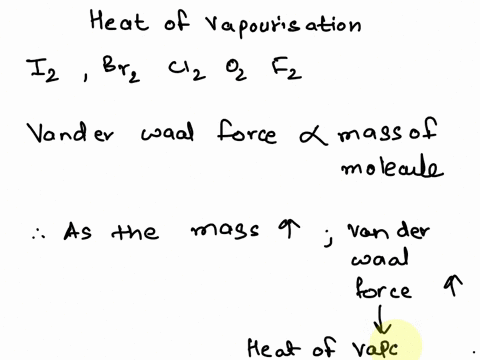 D) CH3Cl e) C6H13NH2 12. The substance with the largest heat...