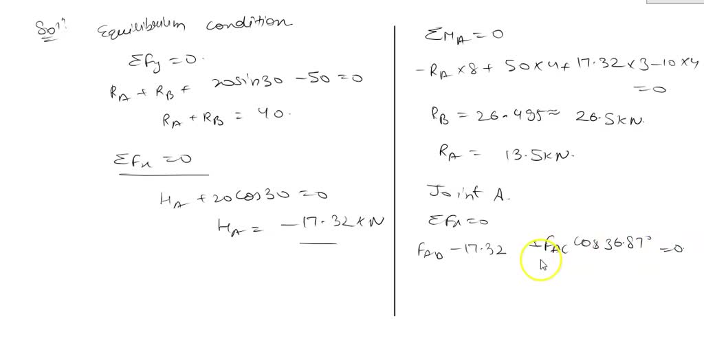 SOLVED: Problem B3 [20 Credits] The following truss is supported with a ...