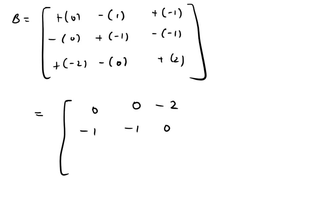 Solved A 3×3 Matrix Has Elements Such That Its Trace Is 11 And It