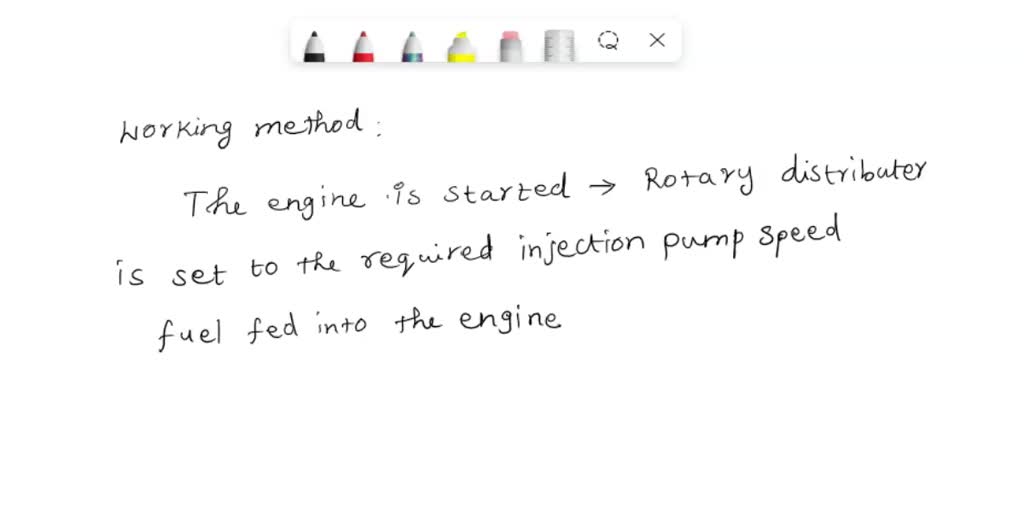 SOLVED: Explain working method of rotary distributor injection pump of ... SOLVED: Explain working method of rotary distributor injection pump of ...