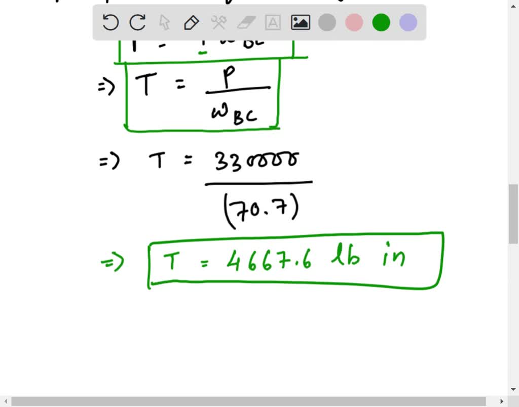 SOLVED: The motor delivers 50 hp while turning at a constant rate of ...