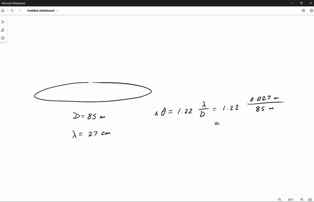 Solved What Is The Approximate Diffraction Limit In Arc Second Of A