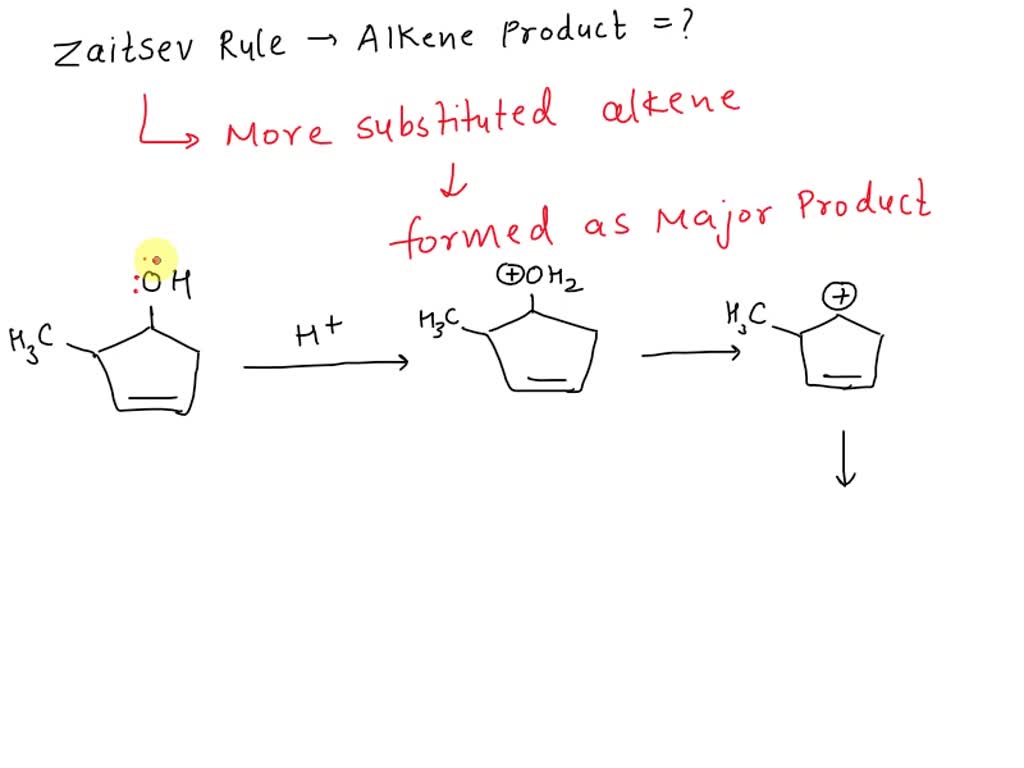SOLVED: Question 10 (2 points) The alkene product in the dehydration ...