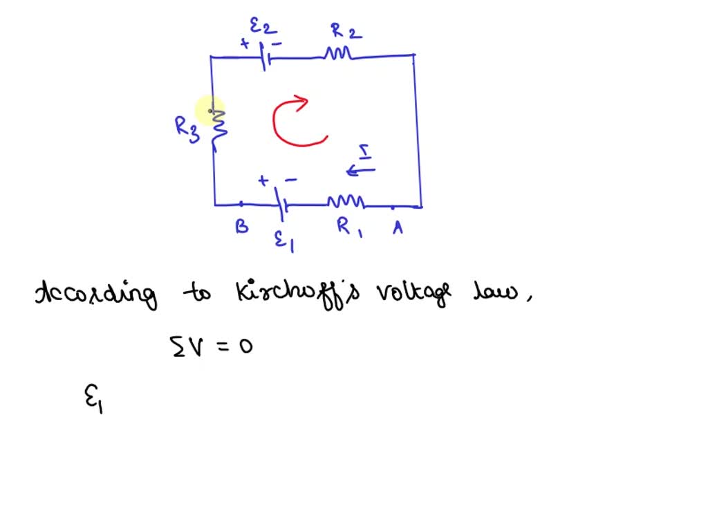 SOLVED: Select the correct Kirchhoff's loop rule (clockwise) for the ... SOLVED: Select the correct Kirchhoff's loop rule (clockwise) for the ...