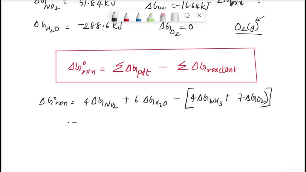 SOLVED: Calculate the standard free energy change for each of the following reactions. Then ...