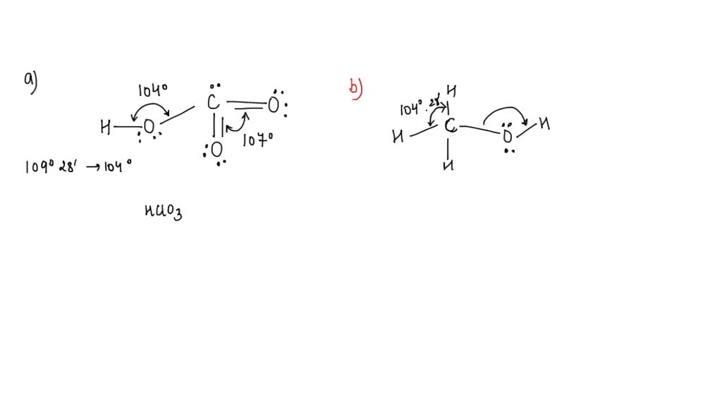 9.29 Give the approximate values for the indicated bond angles in the ...