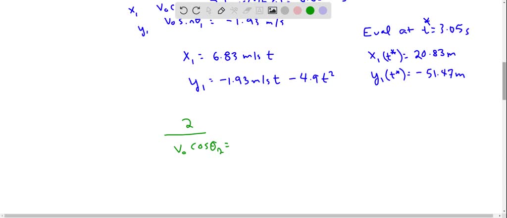 SOLVED: Two rocks are thrown simultaneously from the top of a very tall ...