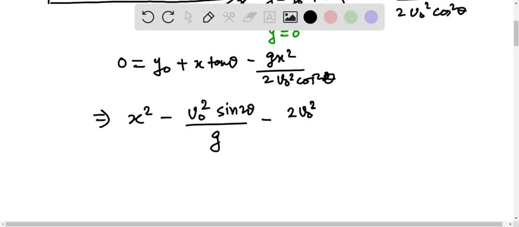 SOLVED: 2. Using variables, derive an equation for the range of range ...