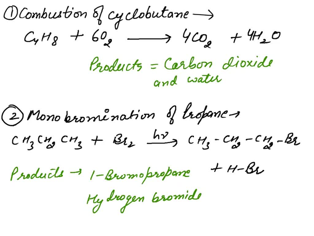 SOLVED: Write a balanced chemical equation using the condensed formula ...