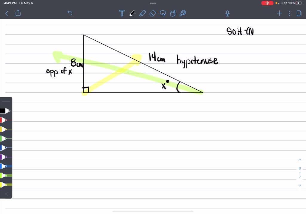 The Diagram Shows A Right angled Triangle 14 Cm 8 Cm Find The Size Of the-diagram-shows-a-right-angled-triangle-14-cm-8-cm-find-the-size-of