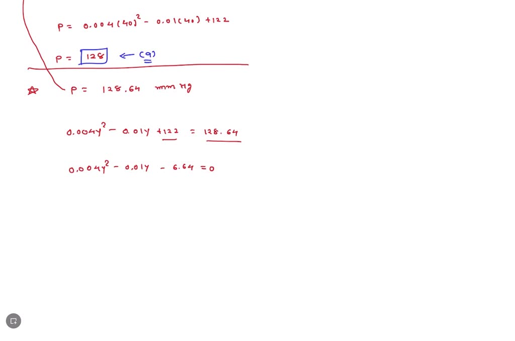 SOLVED: Age and Blood Pressure The ages (in years) of 10 men and their ...