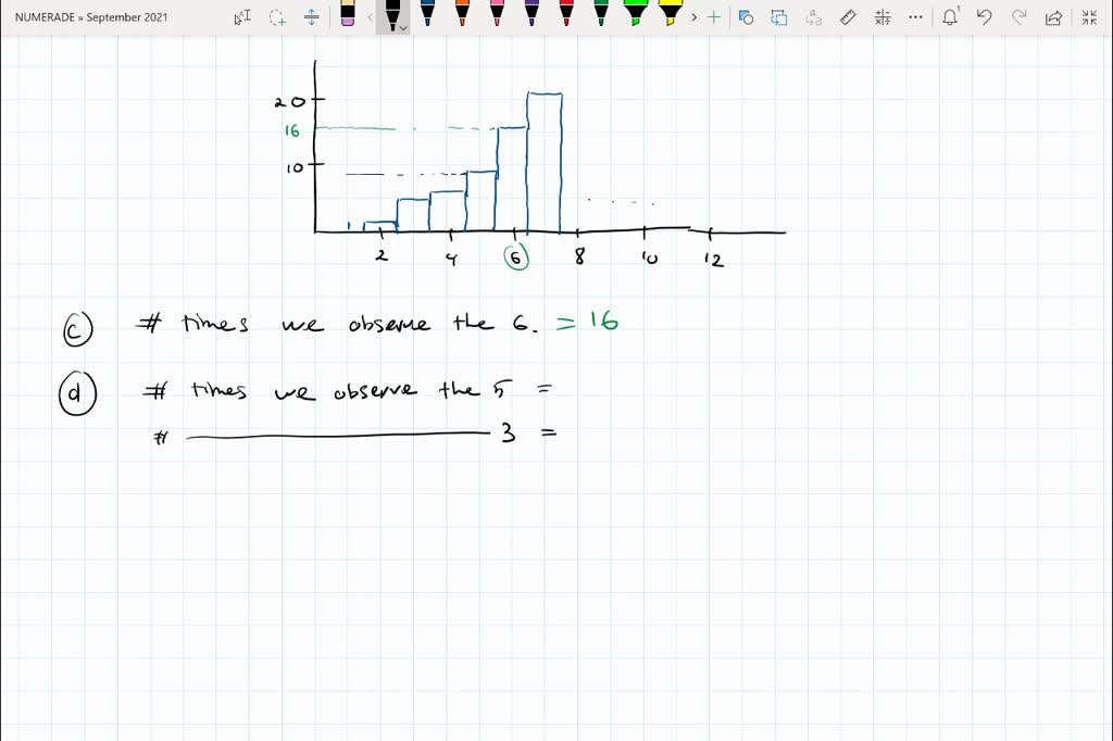 SOLVED: An experiment was conducted which two fair dice were thrown 100 ...