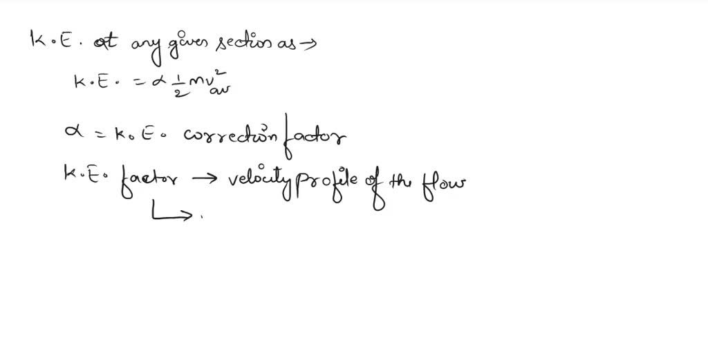 SOLVED: In which flow regime could we neglect the use of the kinetic ...