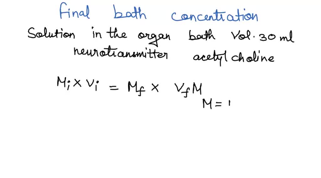 SOLVED: ORGAN BATH: pA2 ANALYSIS CALCULATION QUESTIONS INSTRUCTIONS ...