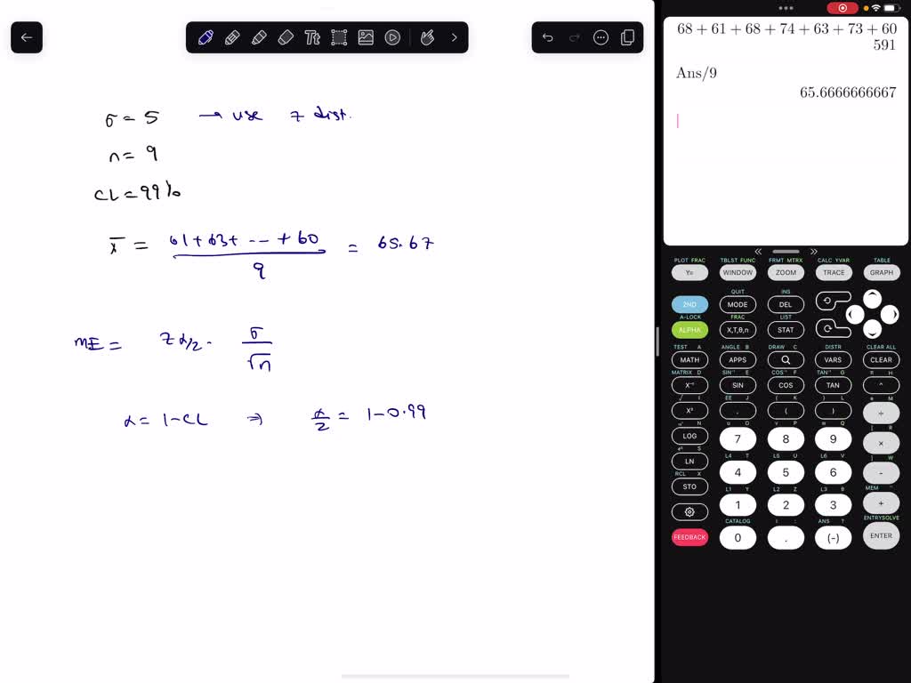 SOLVED Suppose The Mean Height In Inches Of All 9th grade Students At