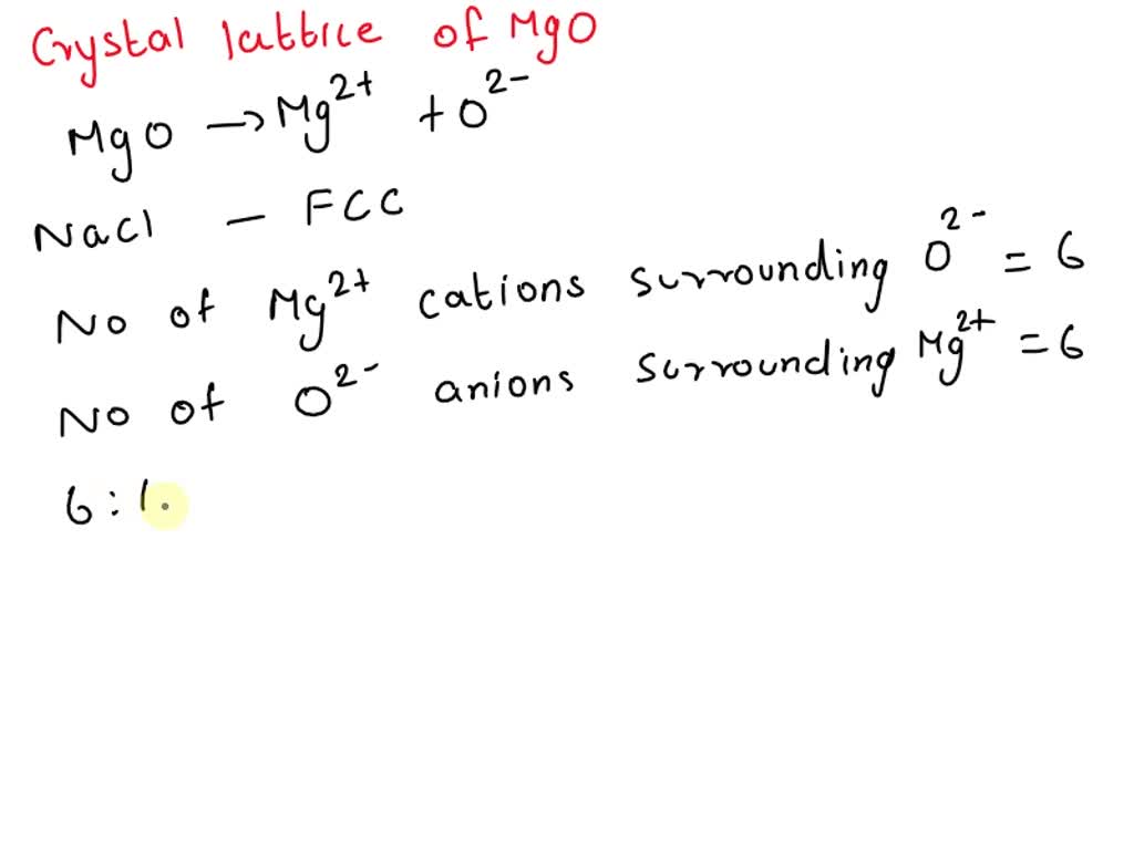 SOLVED: The mineral manganosite; manganese(II) oxide, crystallizes in ...