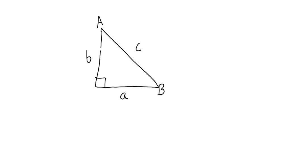 SOLVED: given a right angle triangle of ABC of which C is 90 degrees ...