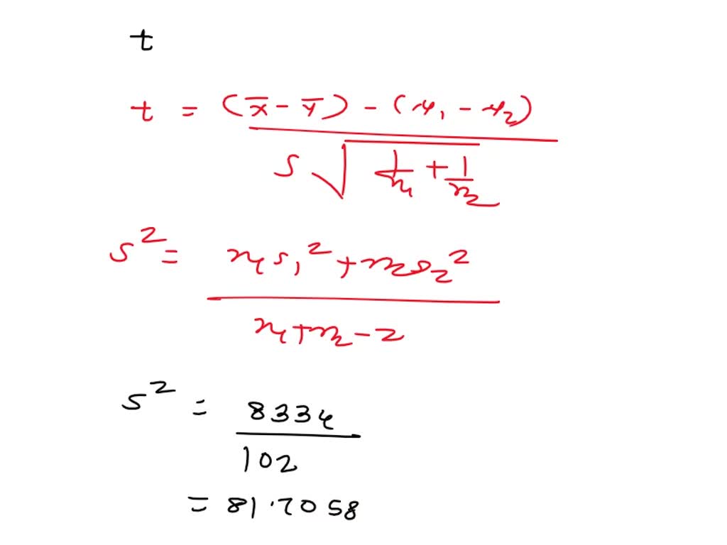 SOLVED: The table available below shows the weights (in pounds) for a ...