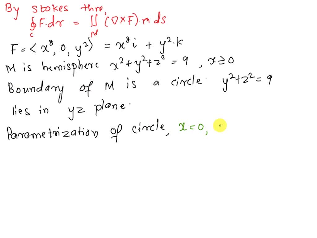 Solved Use Stokes Theorem To Evaluate V X F · Ds Where S Is The