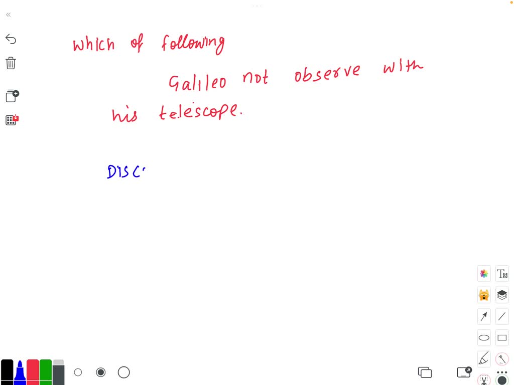 SOLVED: 'Question 1 1 pts Which of the following did Galileo not ...