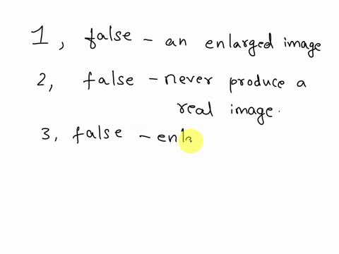 SOLVED: An object is placed in front of a converging lens, such that ...