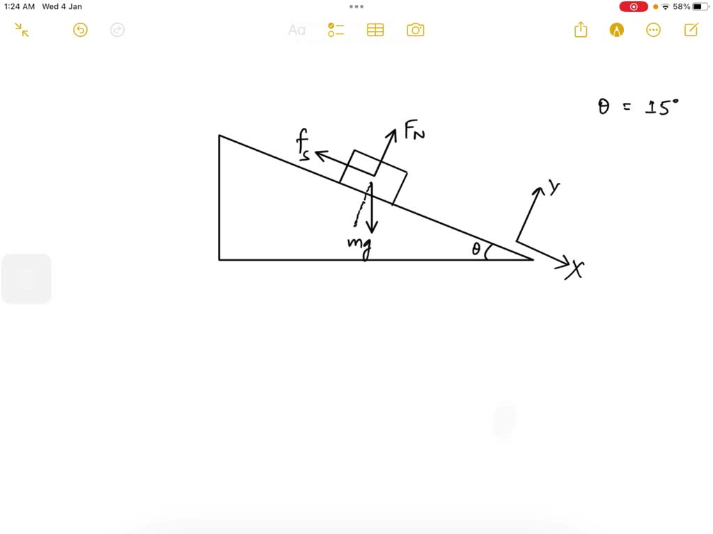 SOLVED: A box of mass 28 kg sits at rest on a ramp that makes an angle ...