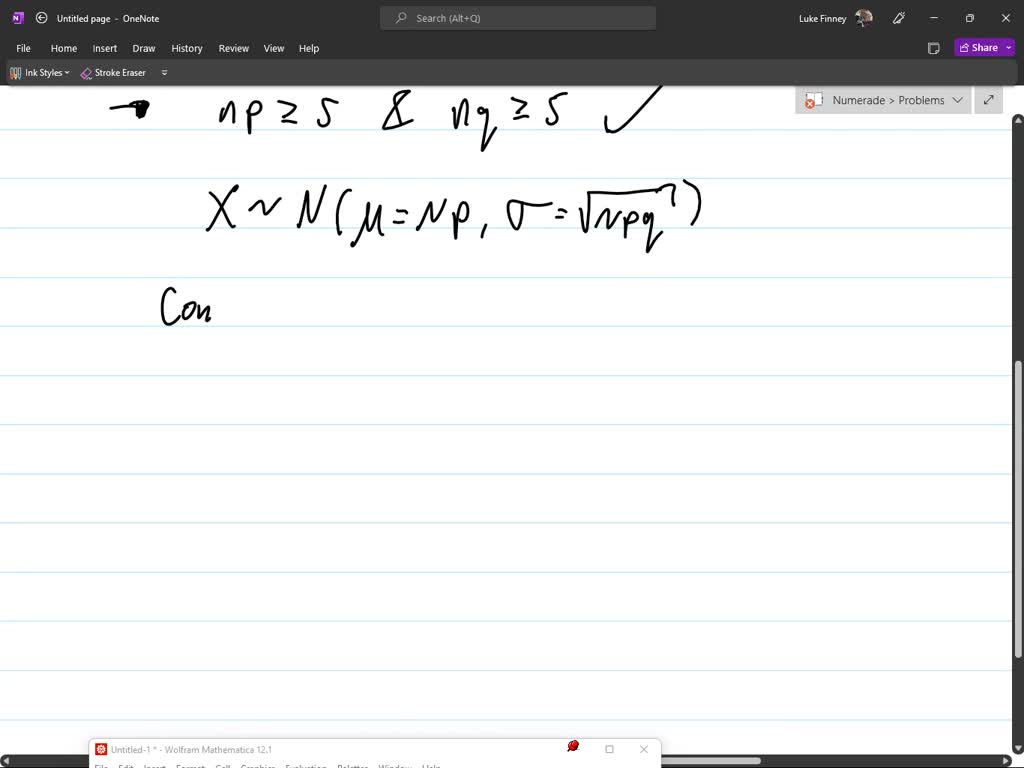 Solved What Are The Rules For The Normal Approximation To A Binomial Distribution What Are The
