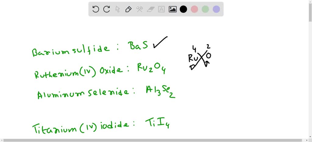 SOLVED: Determine whether the given ionic formula for each named ...