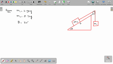 two blocks are connected by a string as shown in the figure figure 1 the smooth inclined surface ...
