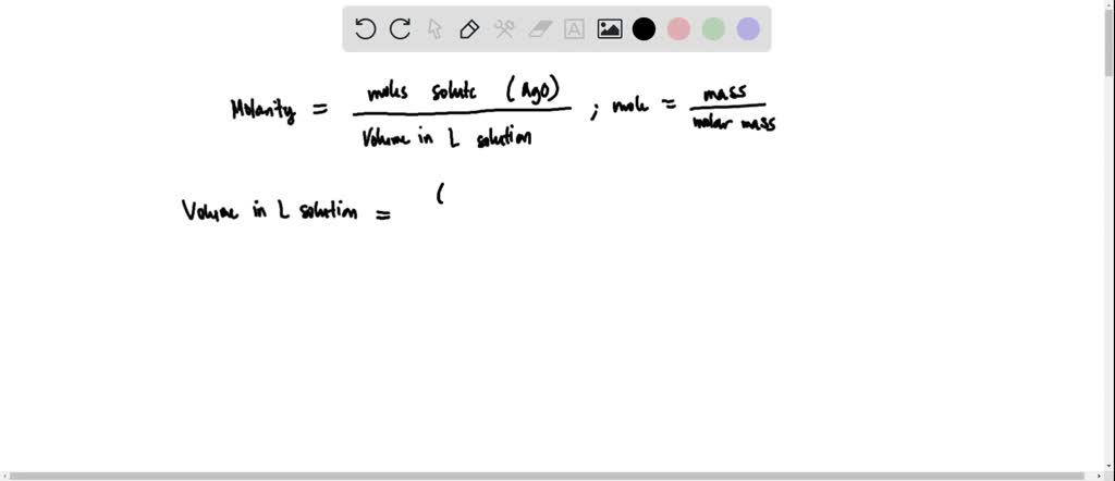 SOLVED: Calculate the volume in liters of a 7.13 digits AM silver(II ...