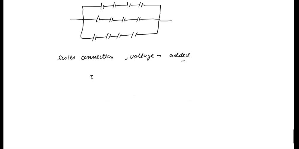SOLVED: A bank of 12 cells is connected into 3 parallel branches ...