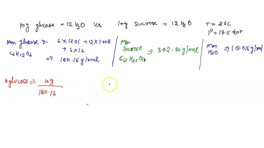 SOLVED: Given that the vapor pressure of water is 17.54 Torr at 20 *C , calculate the vapor ...